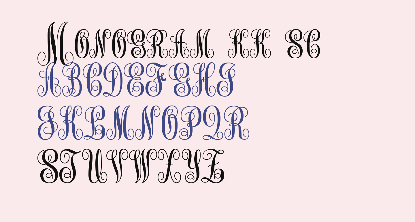 Monogram kk sc free Font - What Font Is