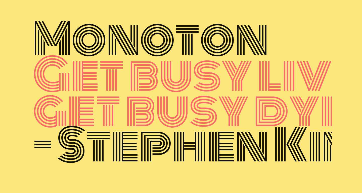 Monoton free Font - What Font Is