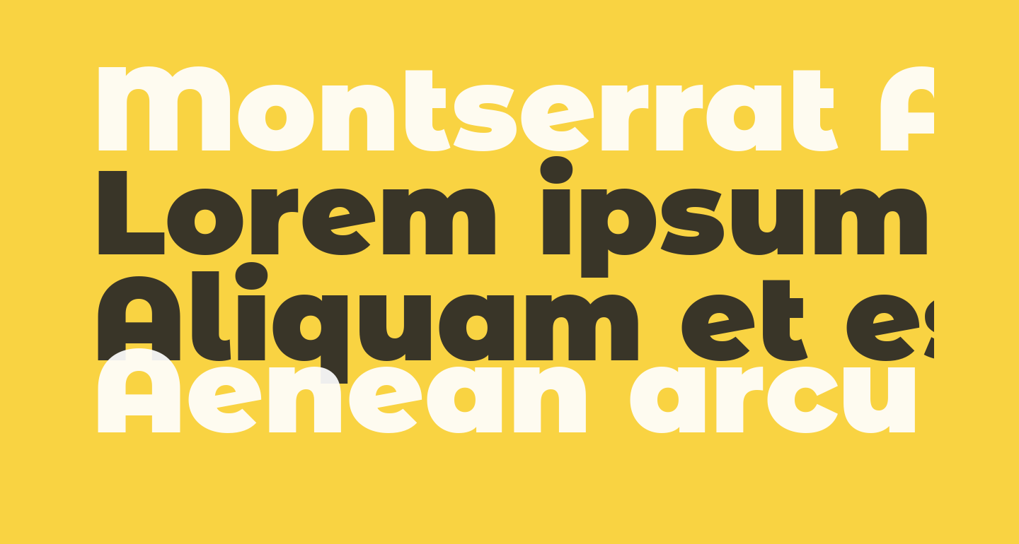 Montserrat Alternates Black free Font - What Font Is