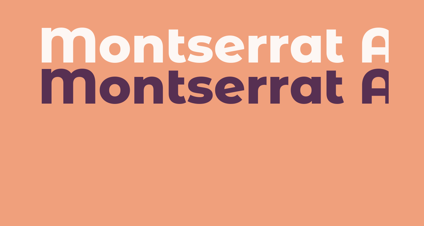 Montserrat Alternates ExtraBold free Font - What Font Is