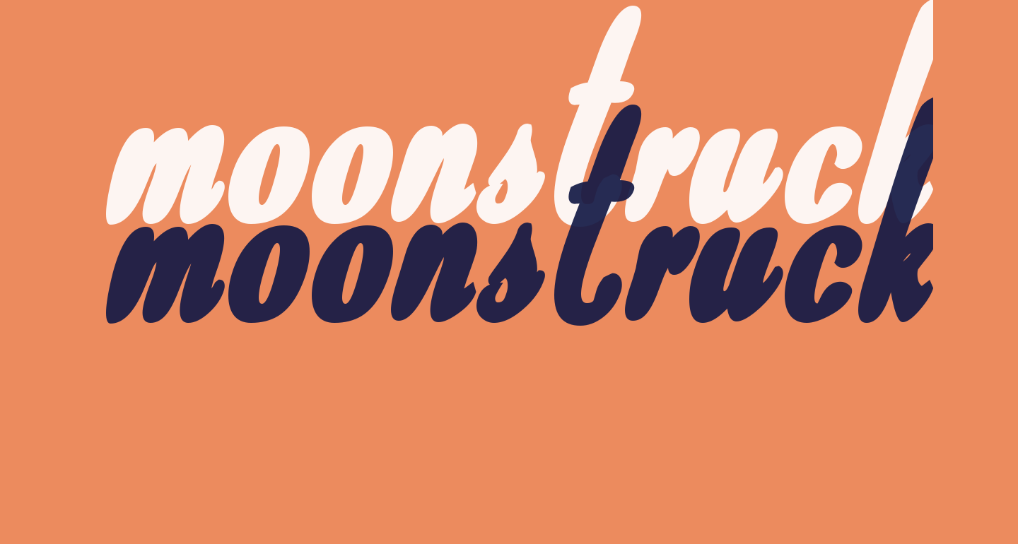 Moonstruck free Font - What Font Is