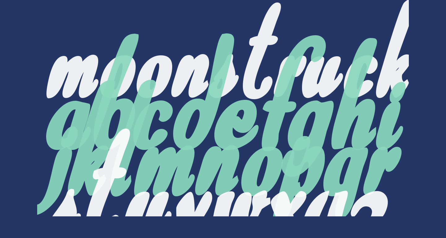 Moonstruck free Font - What Font Is