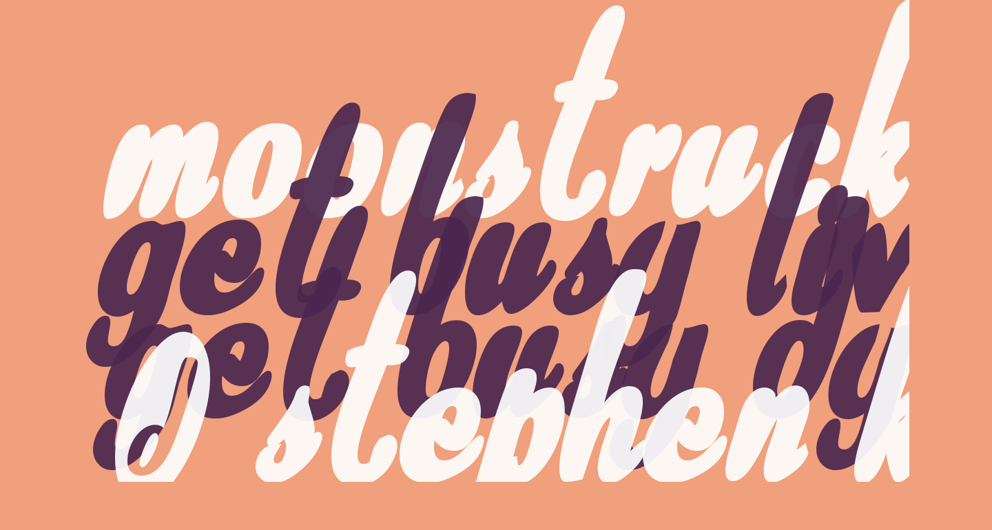 Moonstruck free Font - What Font Is