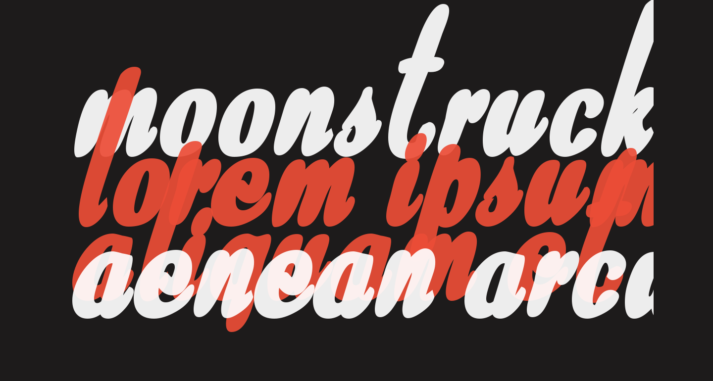 Moonstruck free Font - What Font Is