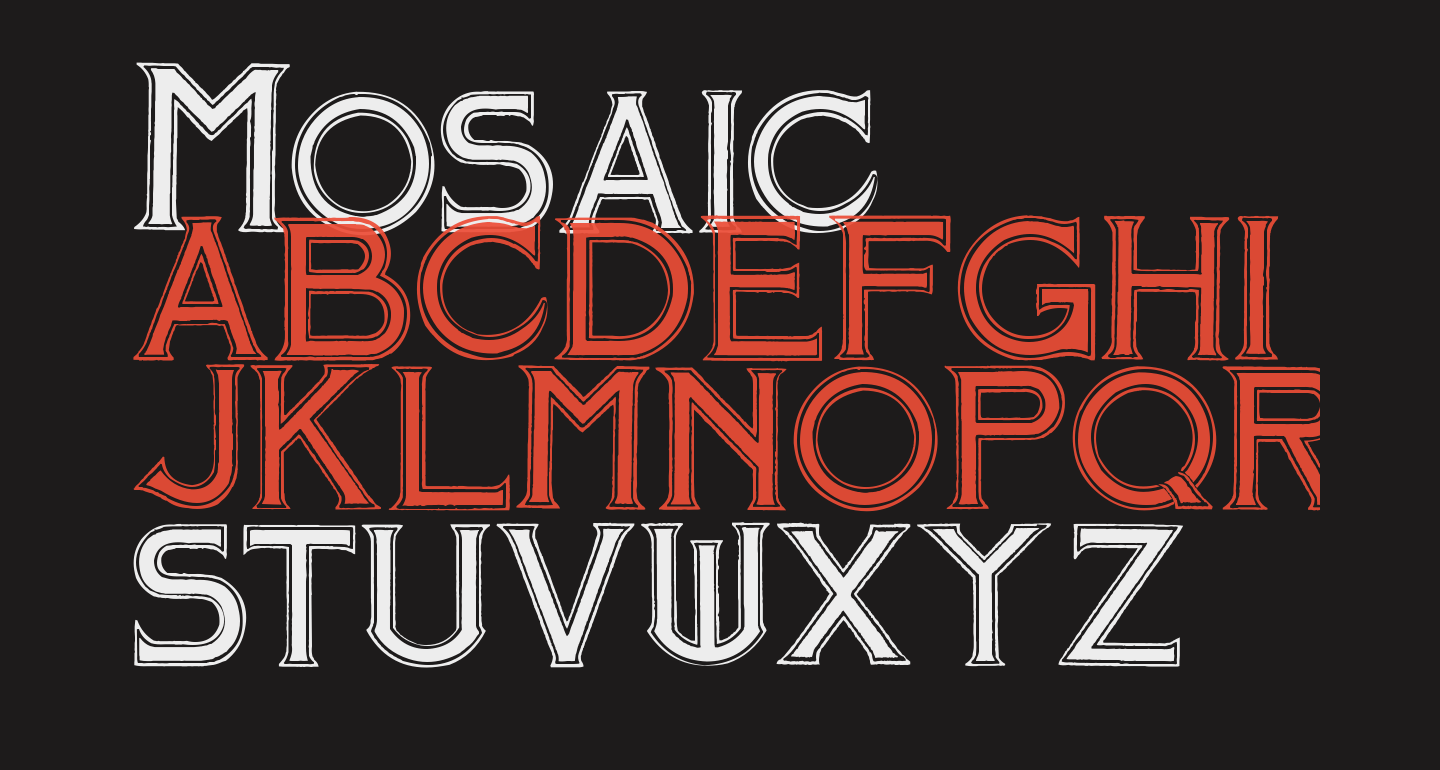 Mosaic free Font - What Font Is