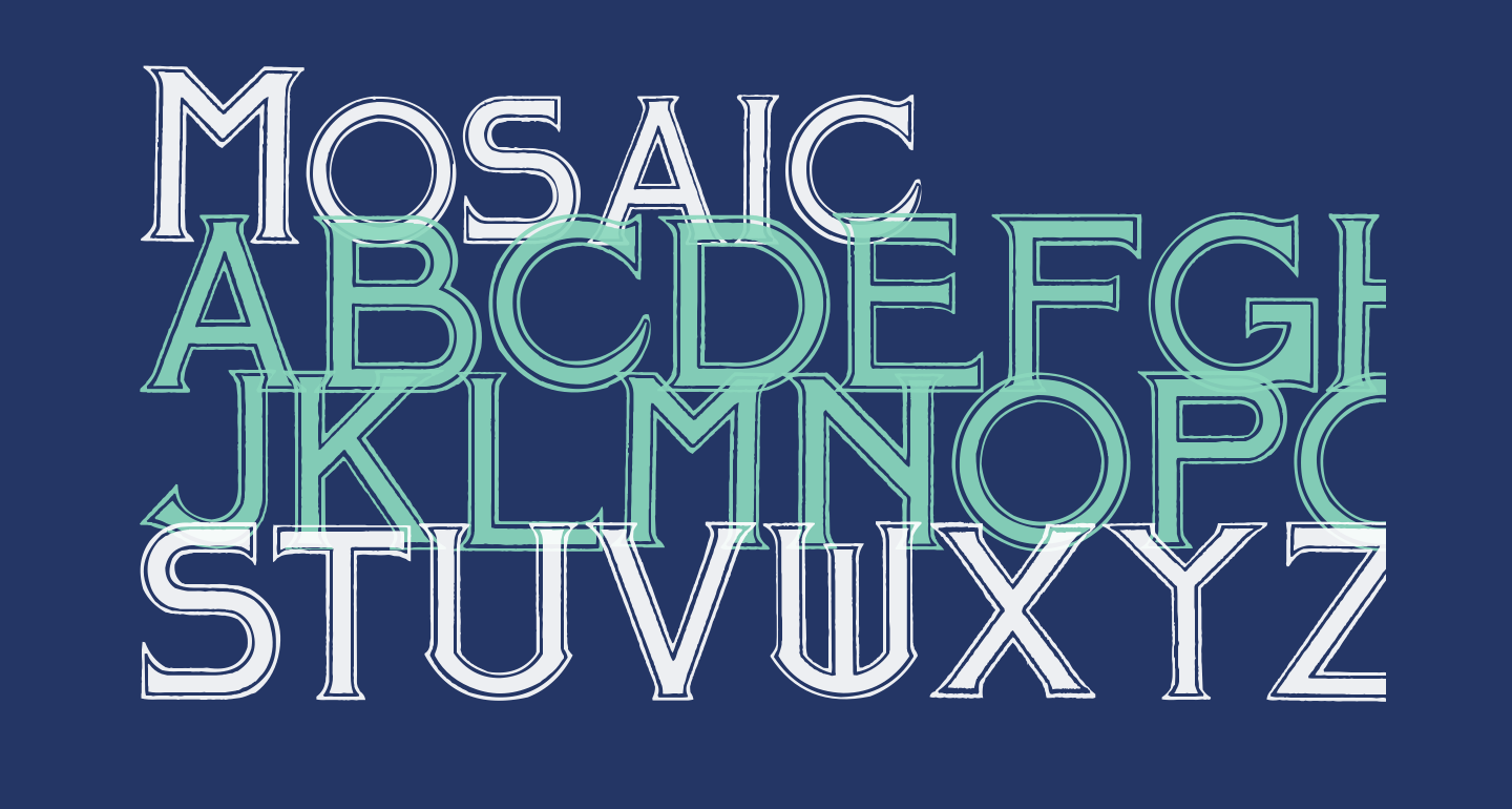 Mosaic free Font - What Font Is