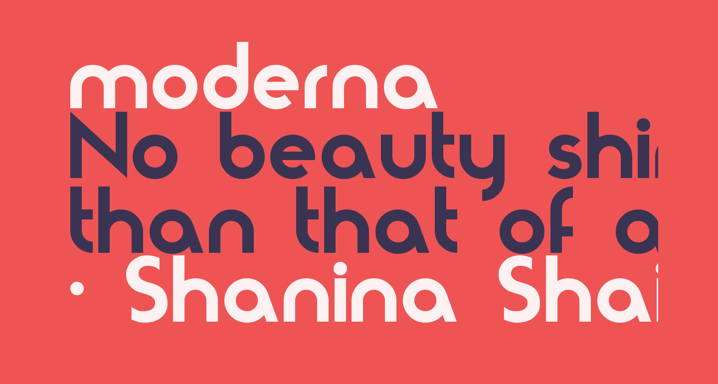 moderna free Font - What Font Is