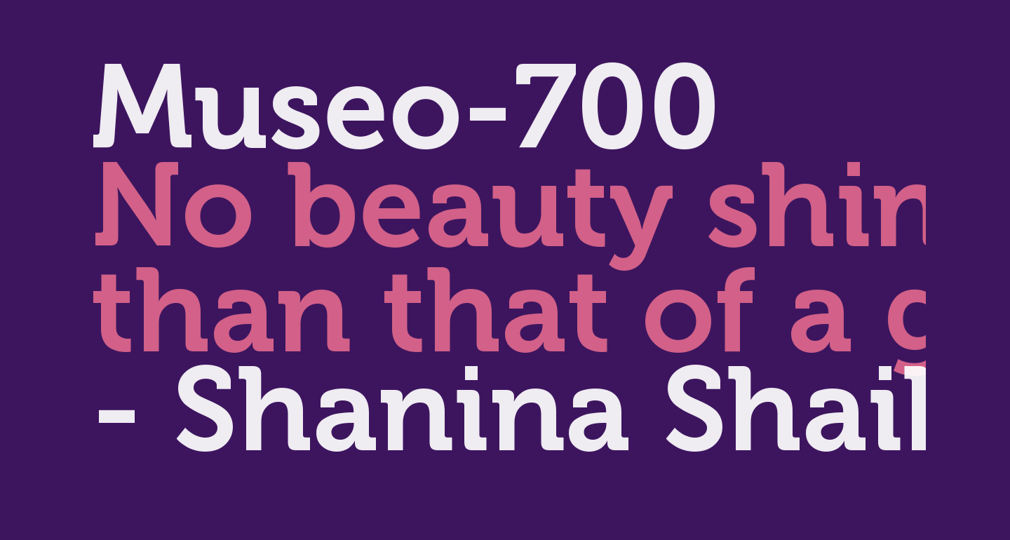 Museo-700 free Font - What Font Is