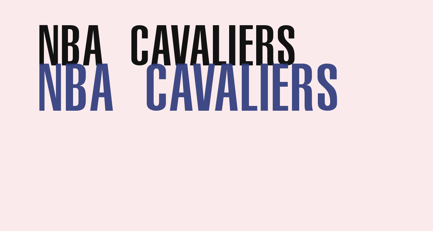 NBA Cavaliers free Font - What Font Is