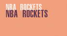 NBA Rockets free Font - What Font Is