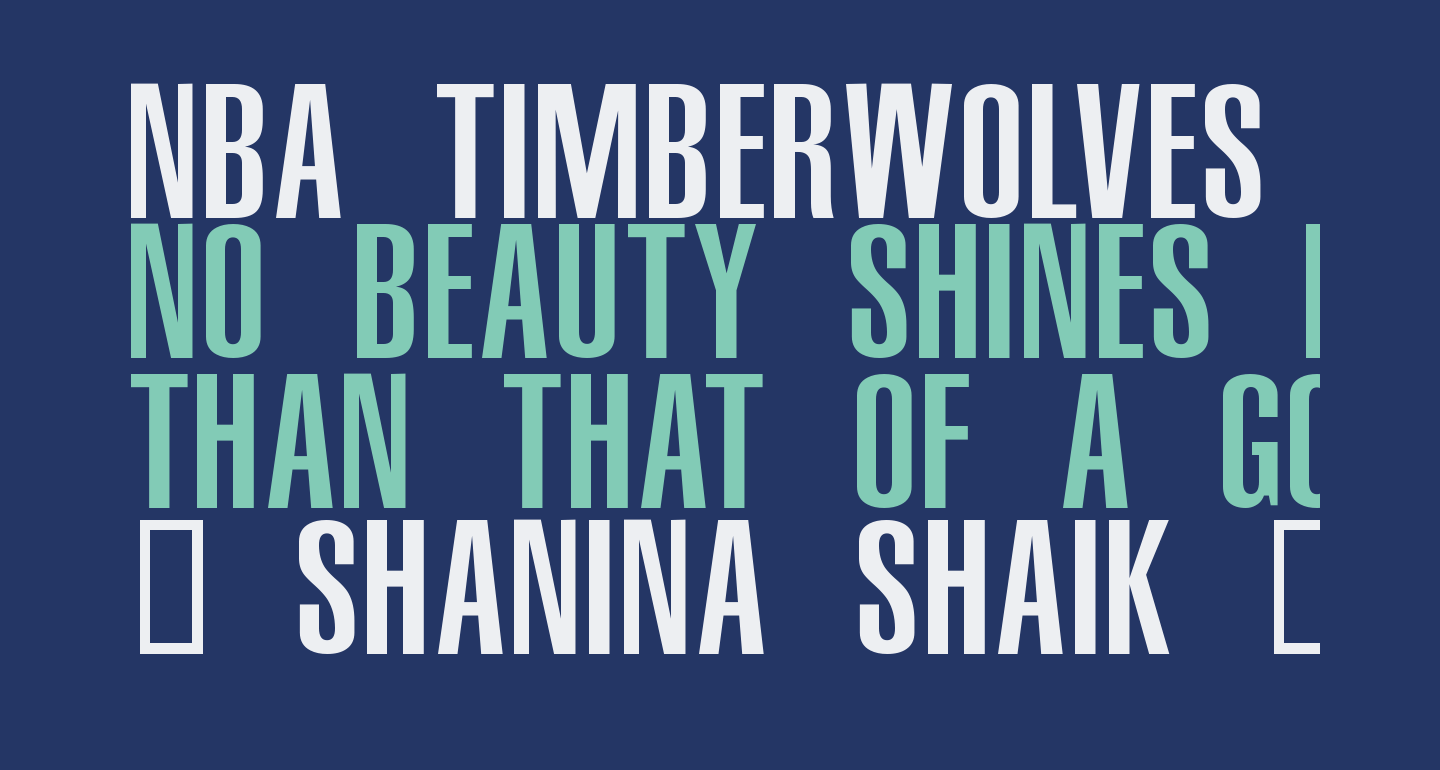 NBA Timberwolves free Font - What Font Is