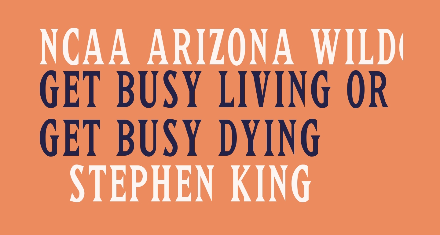 NCAA Arizona Wildcats Rawlings free Font - What Font Is