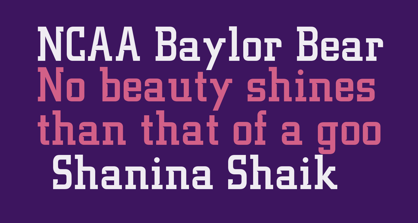 NCAA Baylor Bear Claw free Font - What Font Is