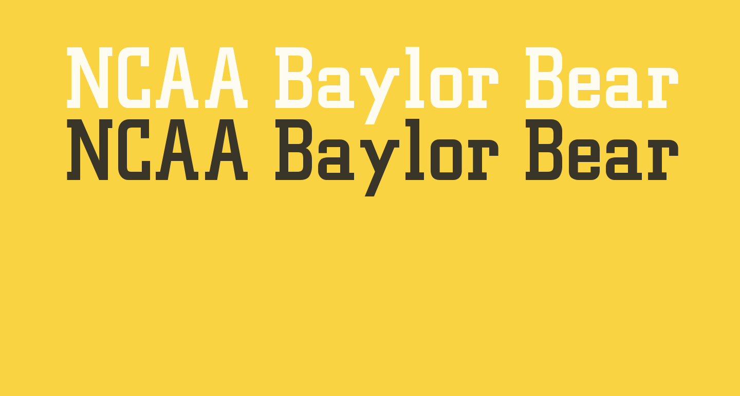 NCAA Baylor Bear Paw free Font - What Font Is