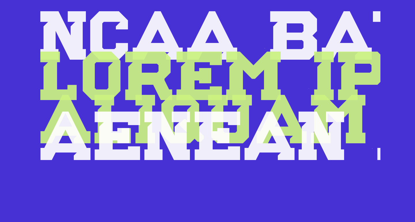 NCAA Baylor Bears free Font - What Font Is