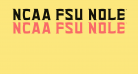 NCAA FSU Noles Glades Bold free Font - What Font Is