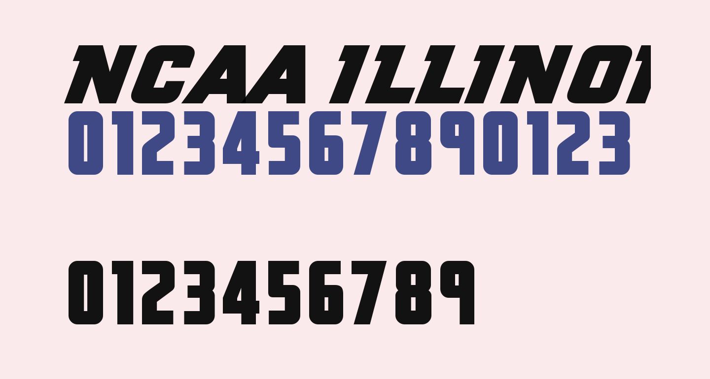 NCAA Illinois Fighting Illini Bold free Font - What Font Is