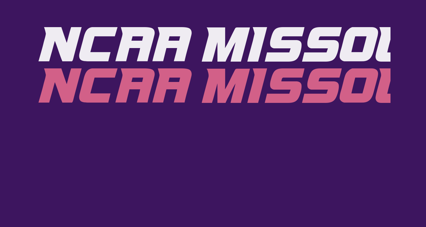 NCAA Missouri Tigers Bold free Font - What Font Is