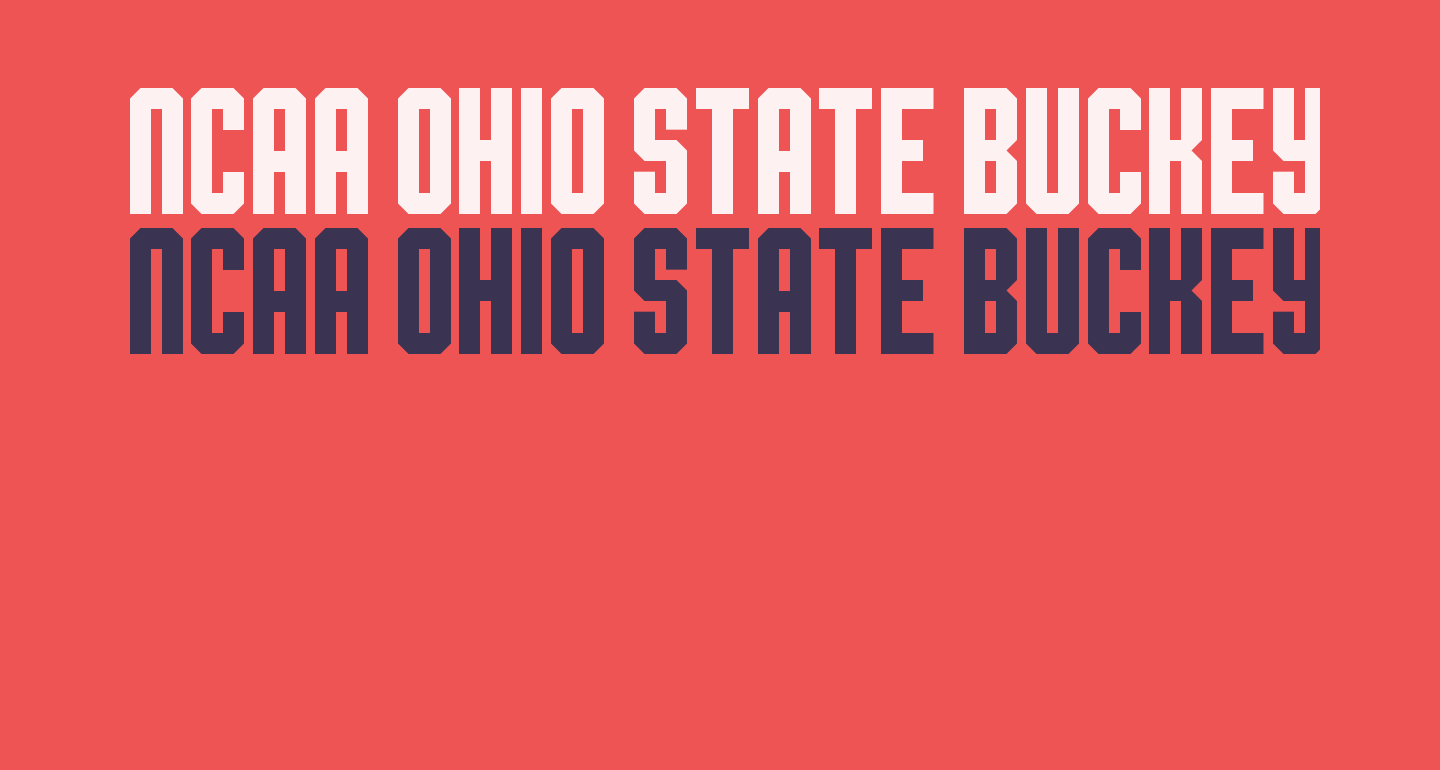 NCAA Ohio State Buckeyes free Font - What Font Is