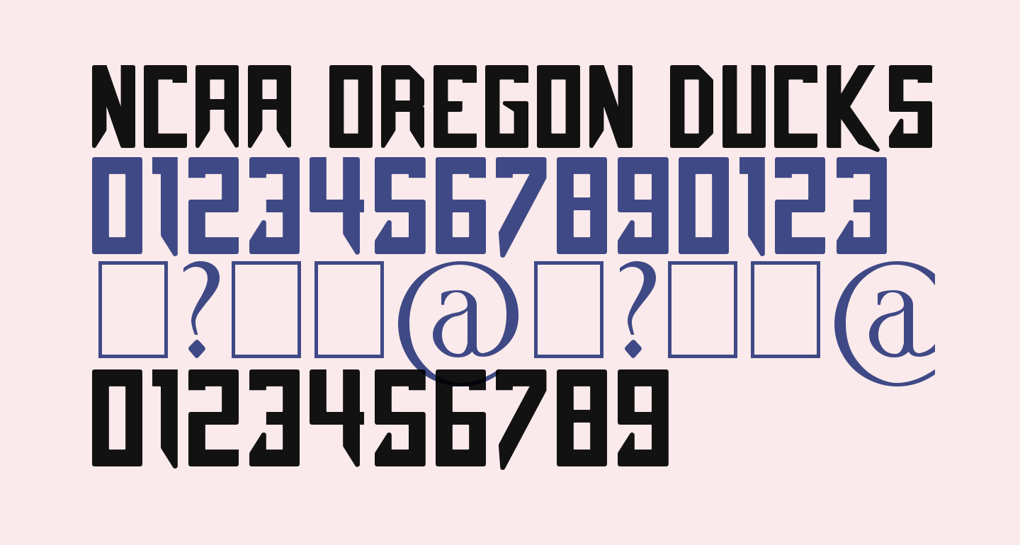 NCAA Oregon Ducks Autzen free Font - What Font Is