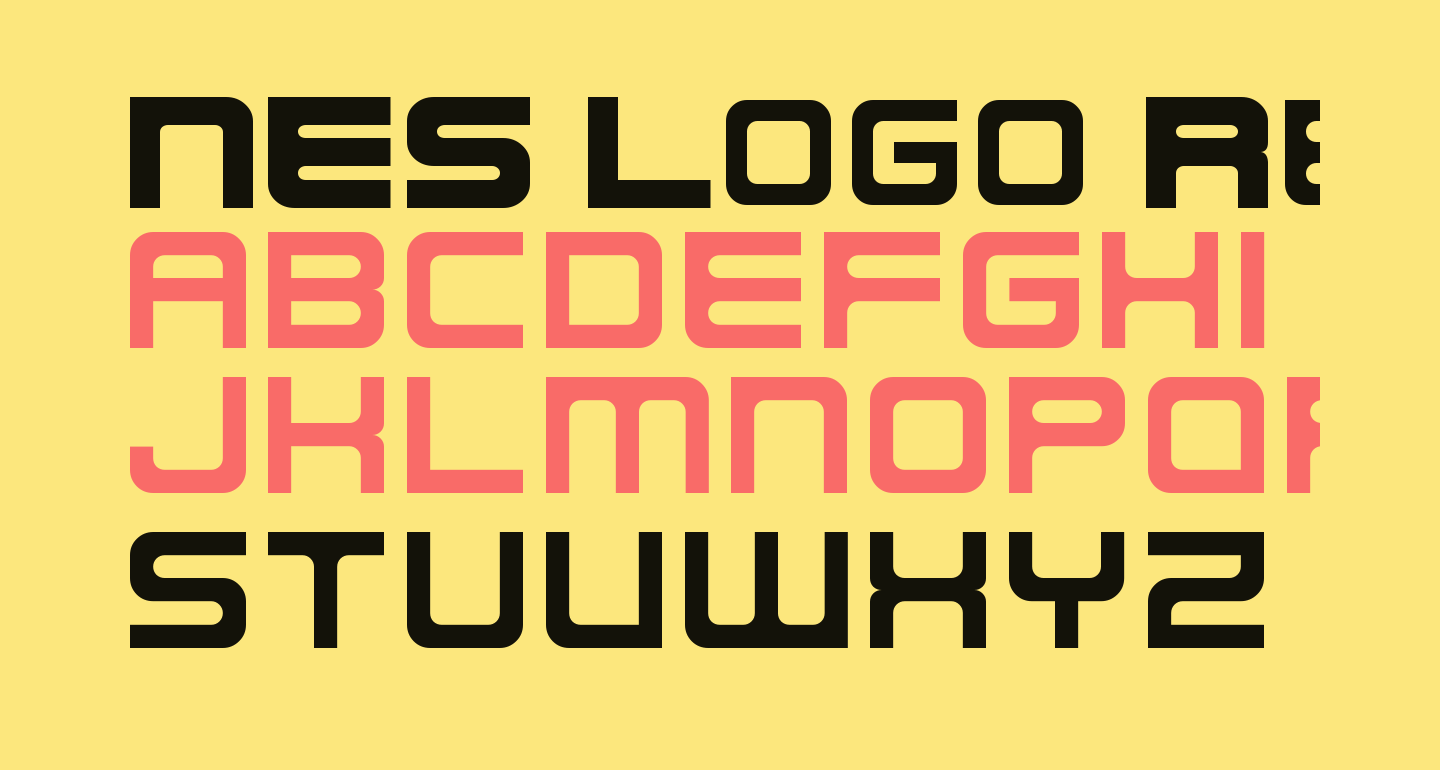 NES Logo Regular free Font - What Font Is