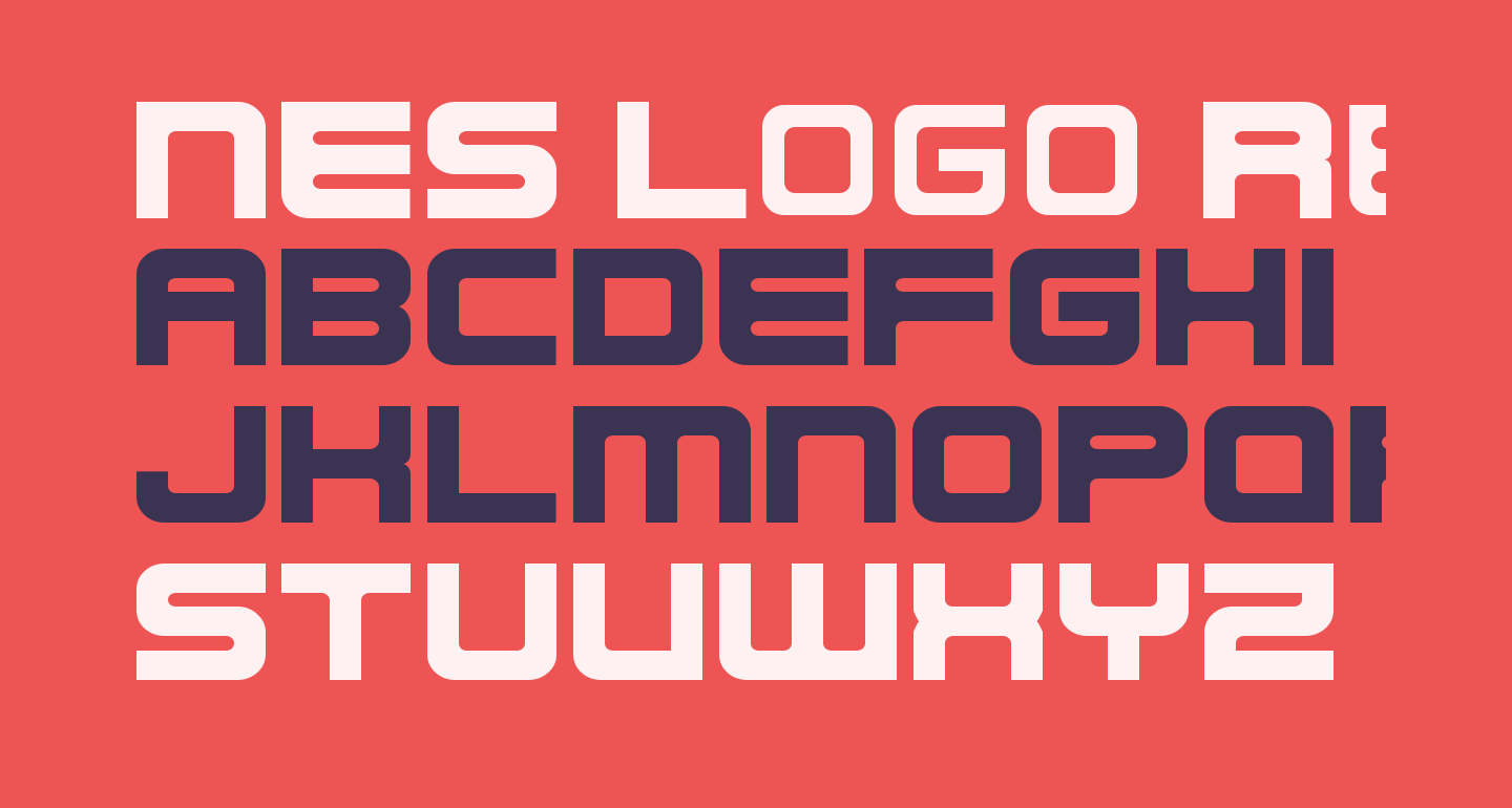 NES Logo Regular free Font - What Font Is
