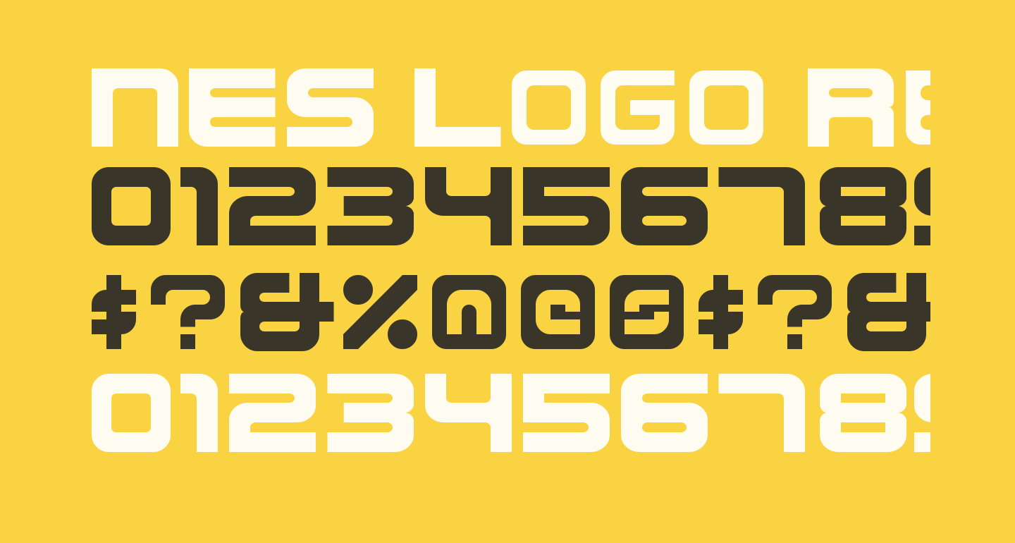 NES Logo Regular free Font - What Font Is