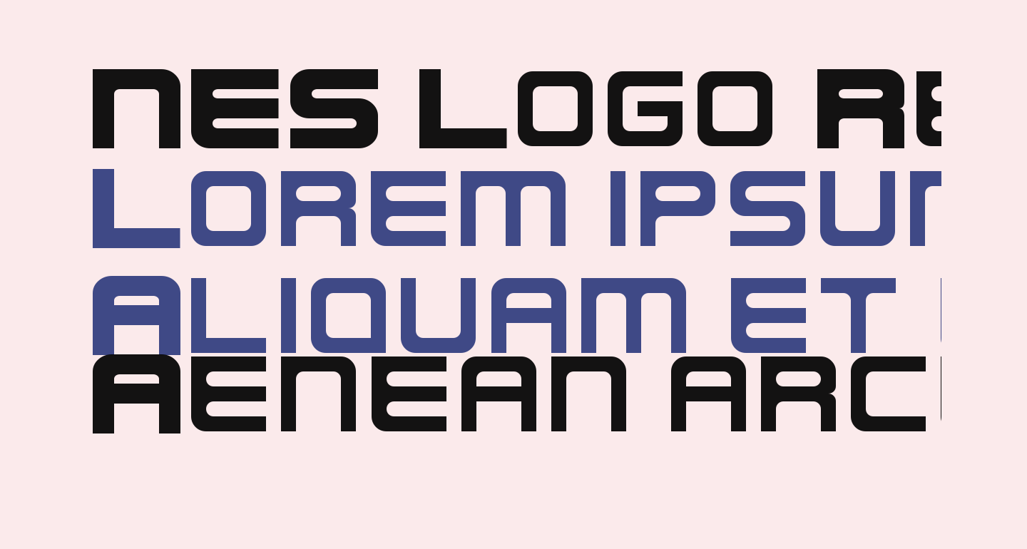 NES Logo Regular free Font - What Font Is