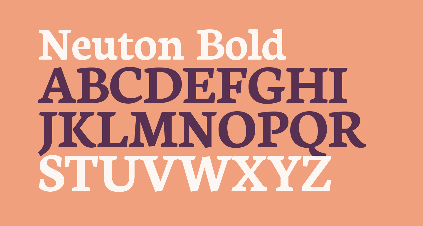 Neuton Bold free Font - What Font Is