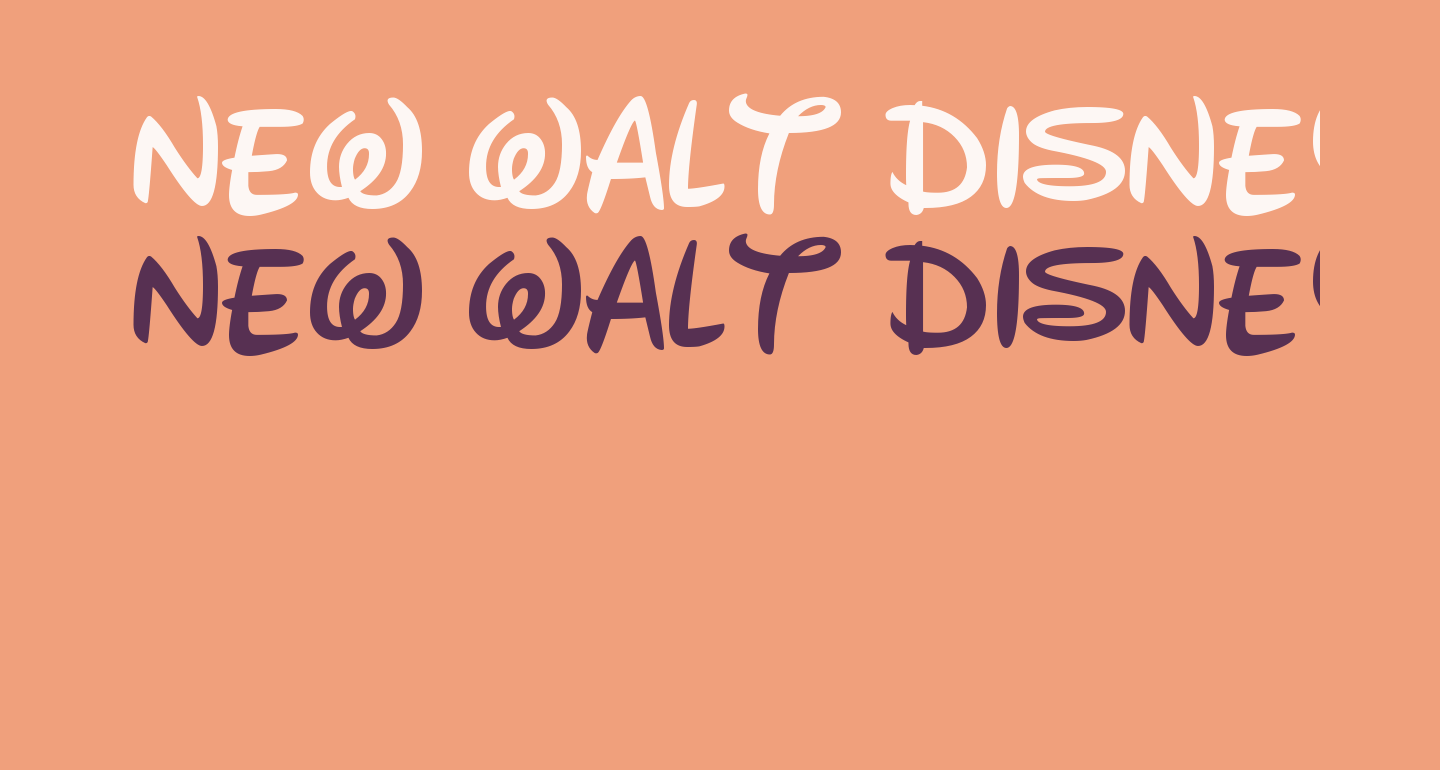 New Walt Disney UI free Font - What Font Is