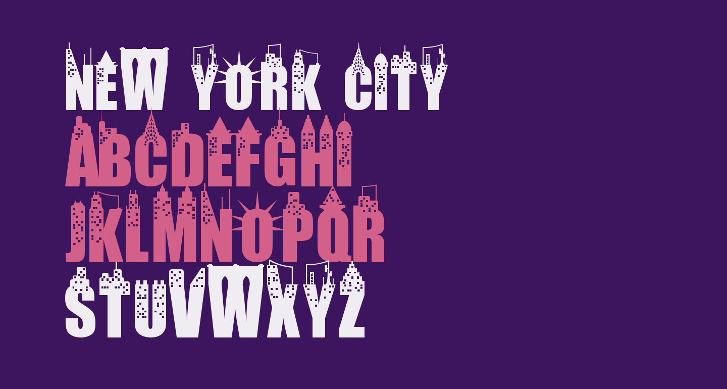 New York City free Font - What Font Is