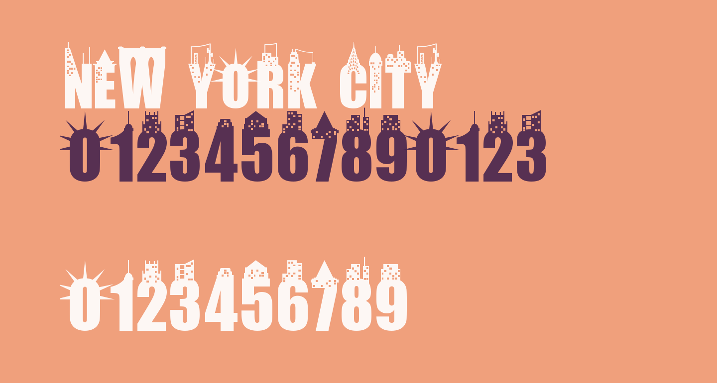 New York City free Font - What Font Is