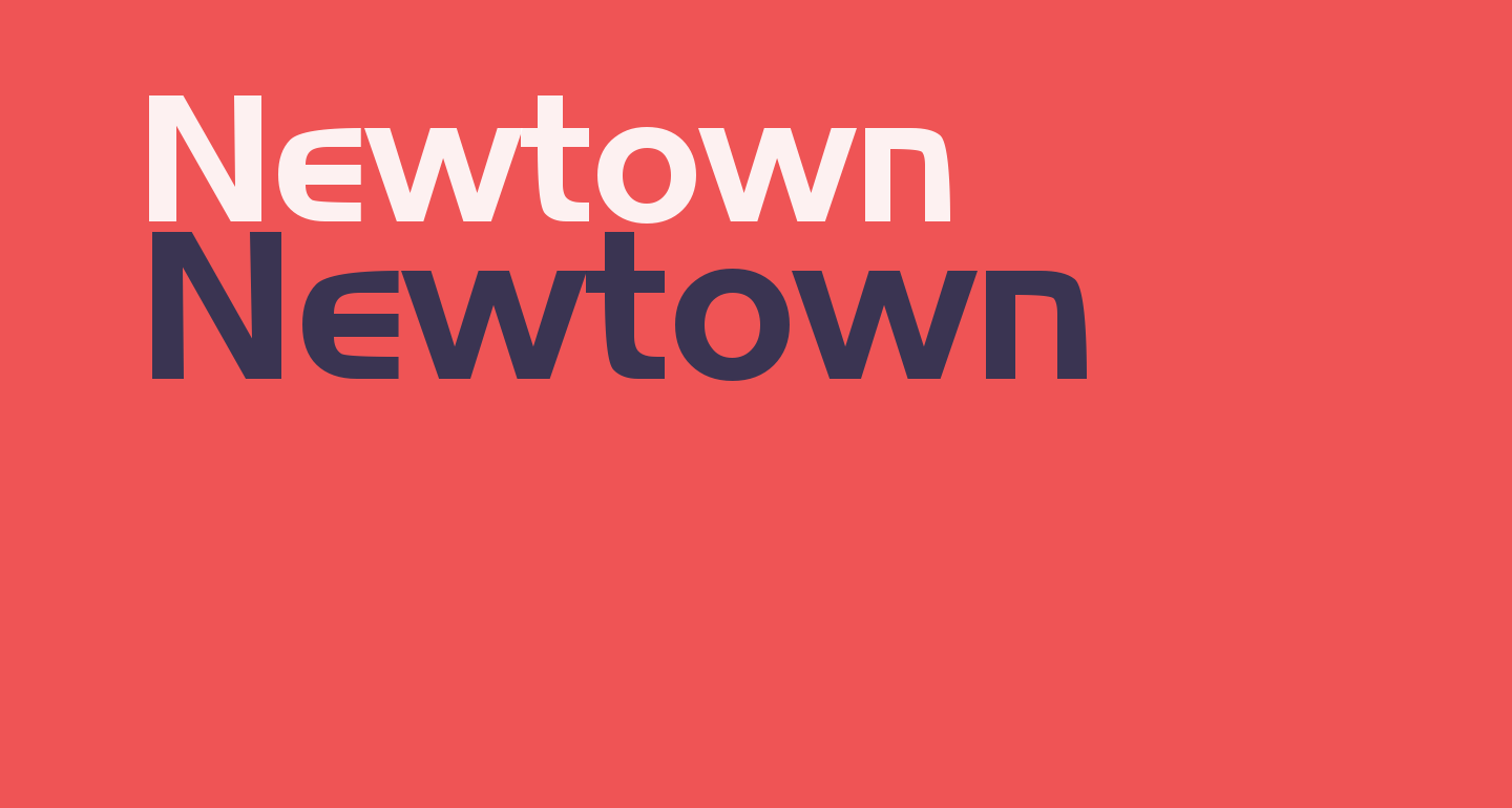 Newtown free Font - What Font Is