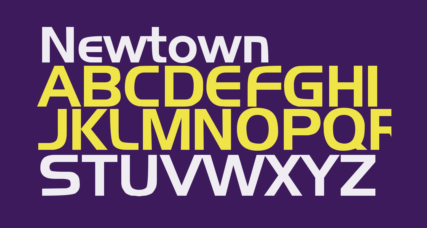 Newtown free Font - What Font Is