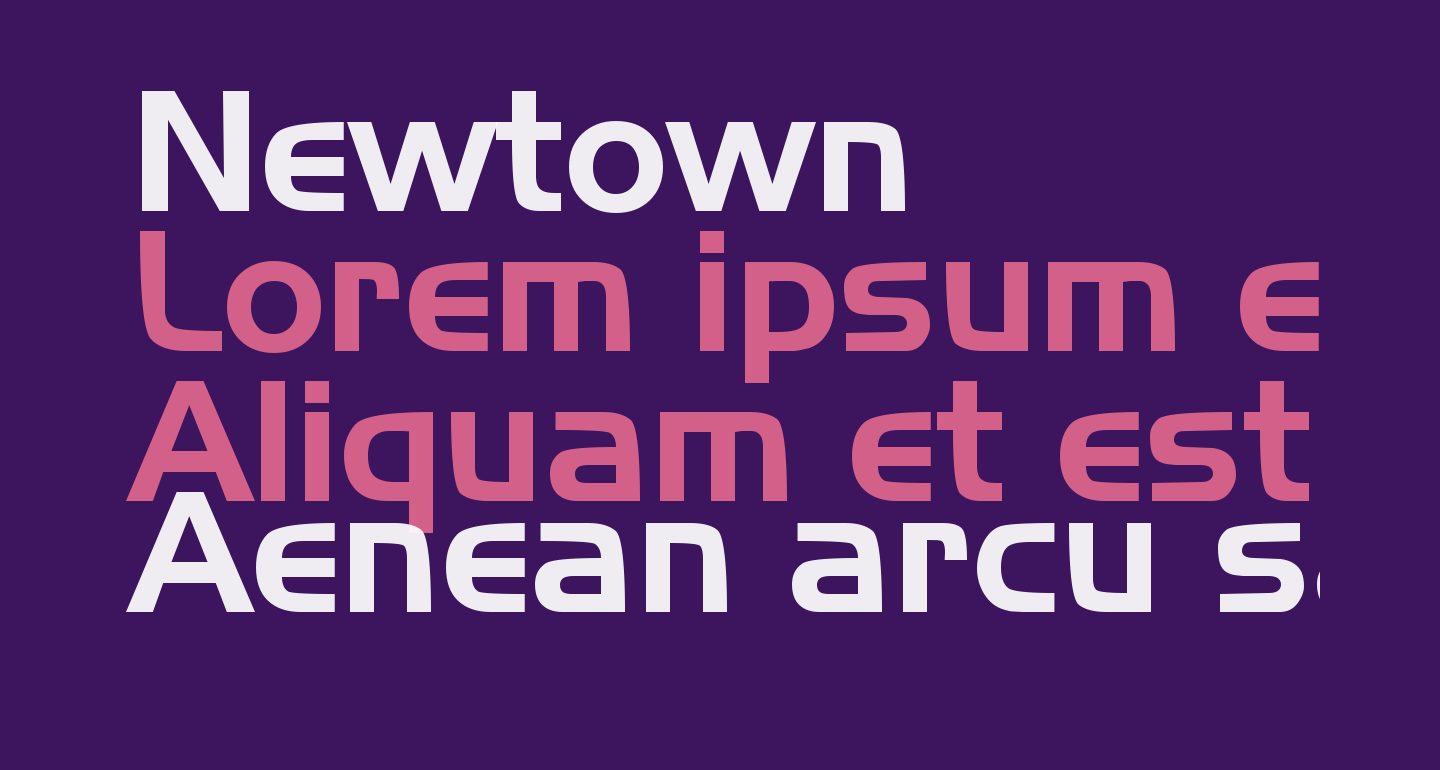 Newtown free Font - What Font Is