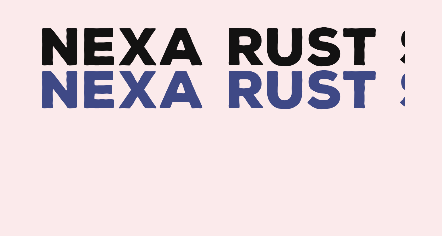 Nexa Rust Sans Black free Font - What Font Is