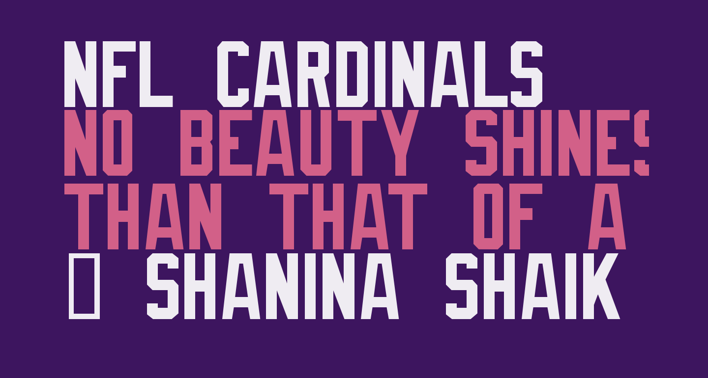 NFL Cardinals free Font - What Font Is