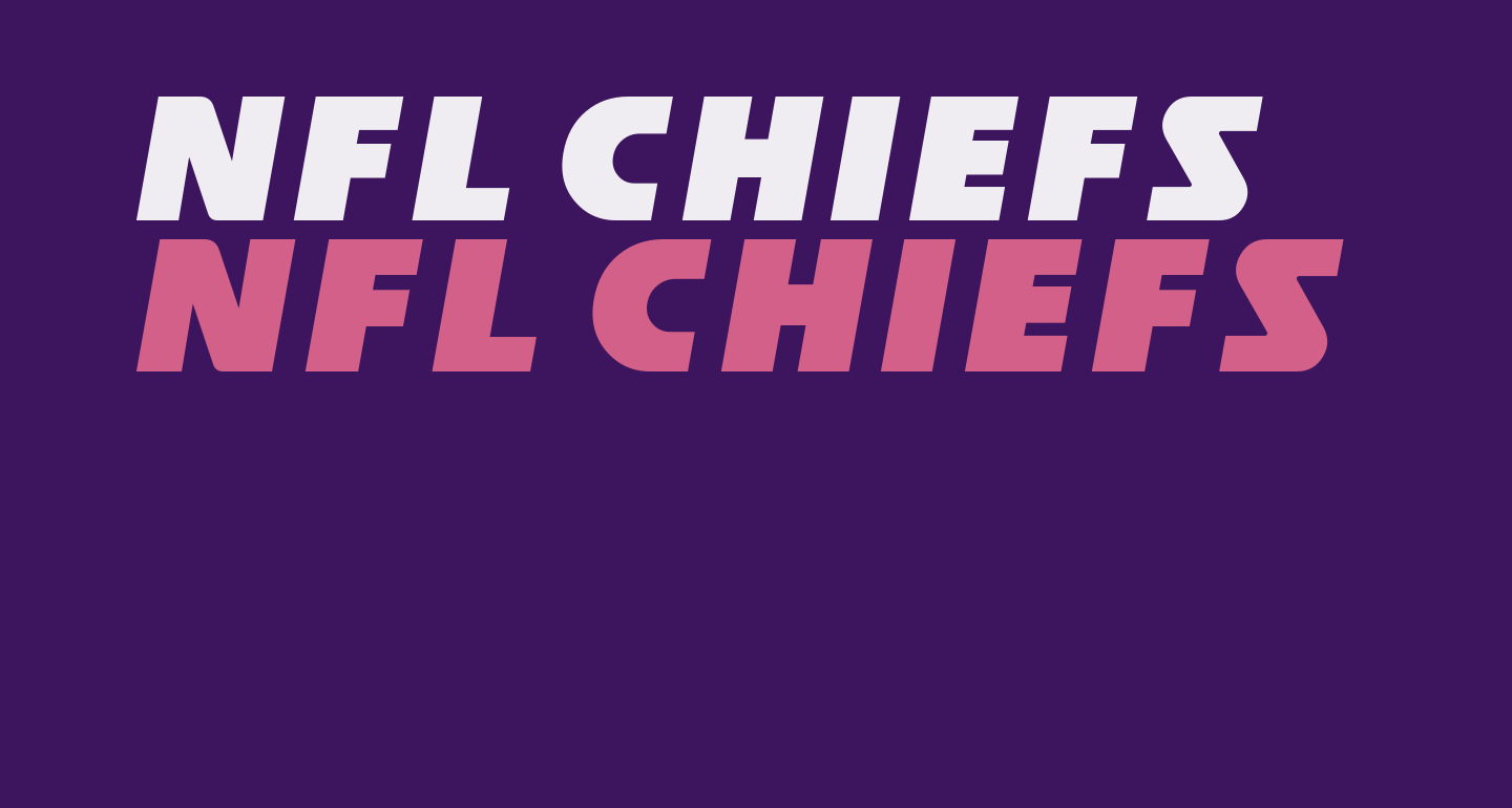NFL Chiefs free Font - What Font Is
