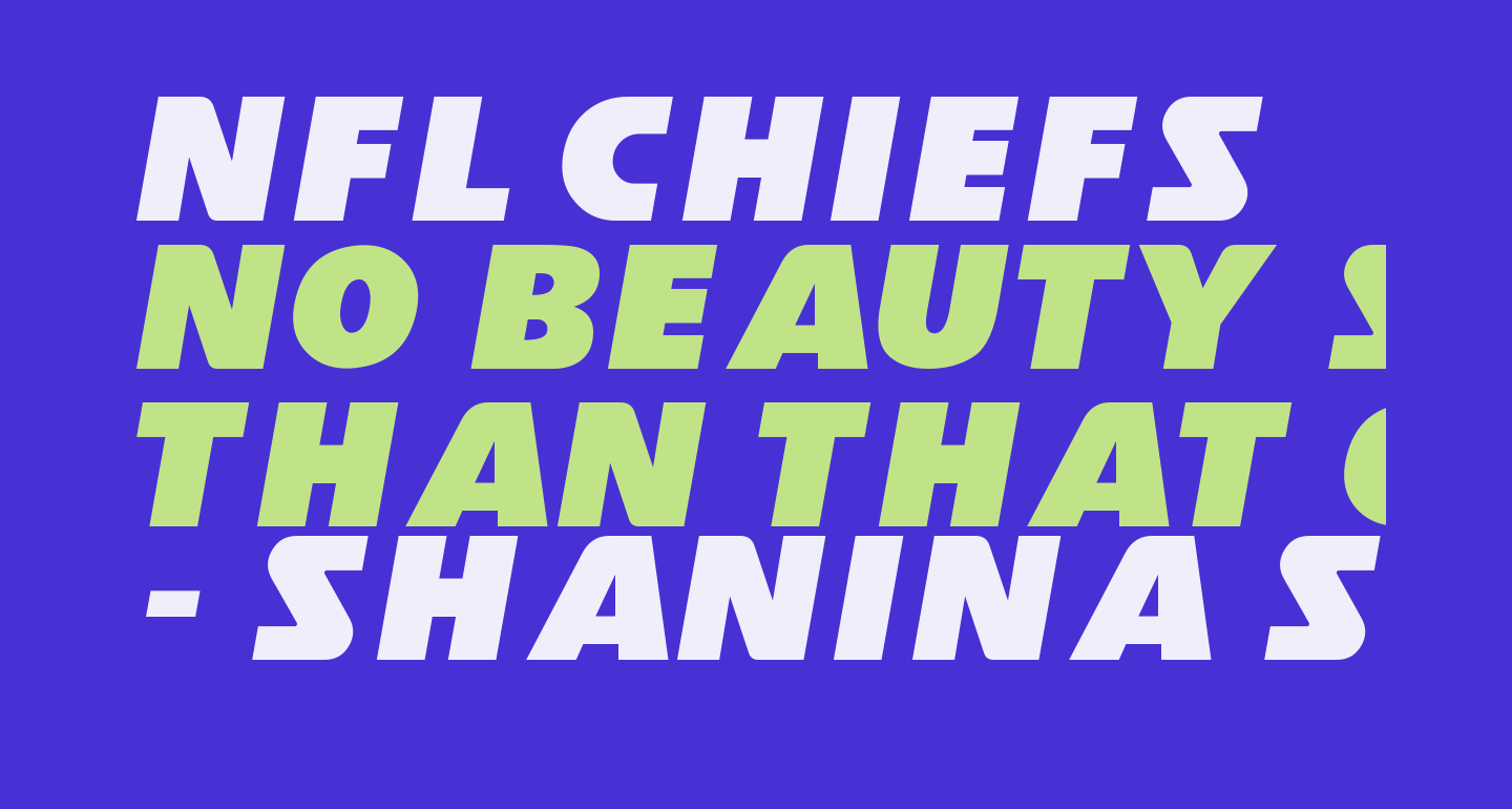 NFL Chiefs free Font - What Font Is