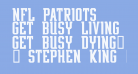 NFL Patriots free Font - What Font Is