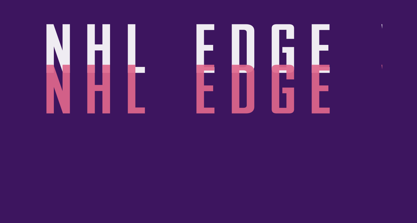 NHL Edge Vancouver free Font - What Font Is