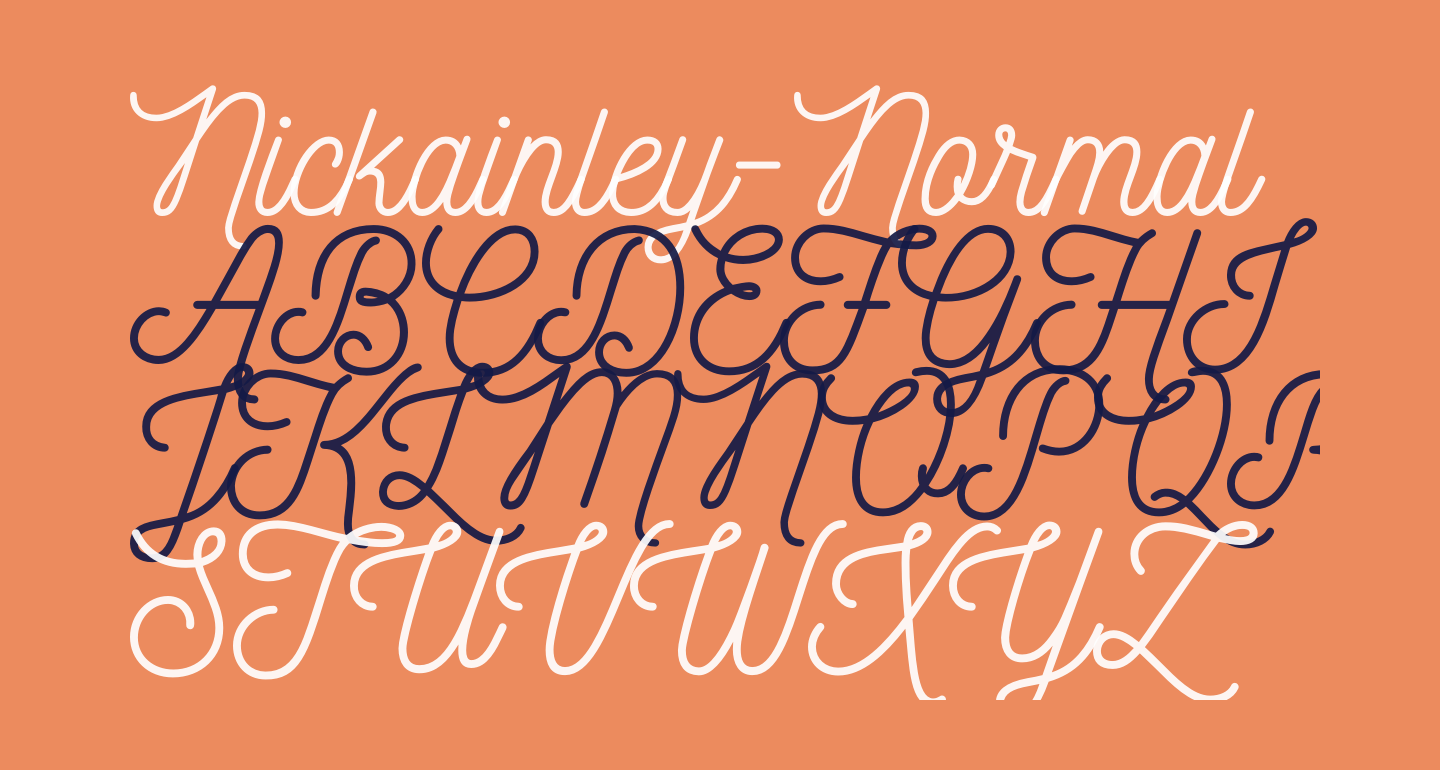 Nickainley-Normal free Font - What Font Is
