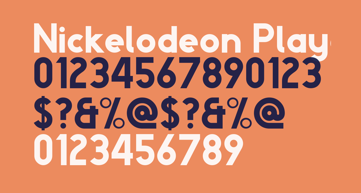 Nickelodeon Playoffs free Font - What Font Is