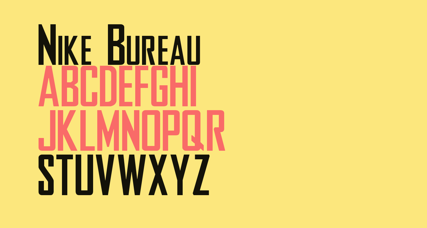 Nike Bureau free Font - What Font Is