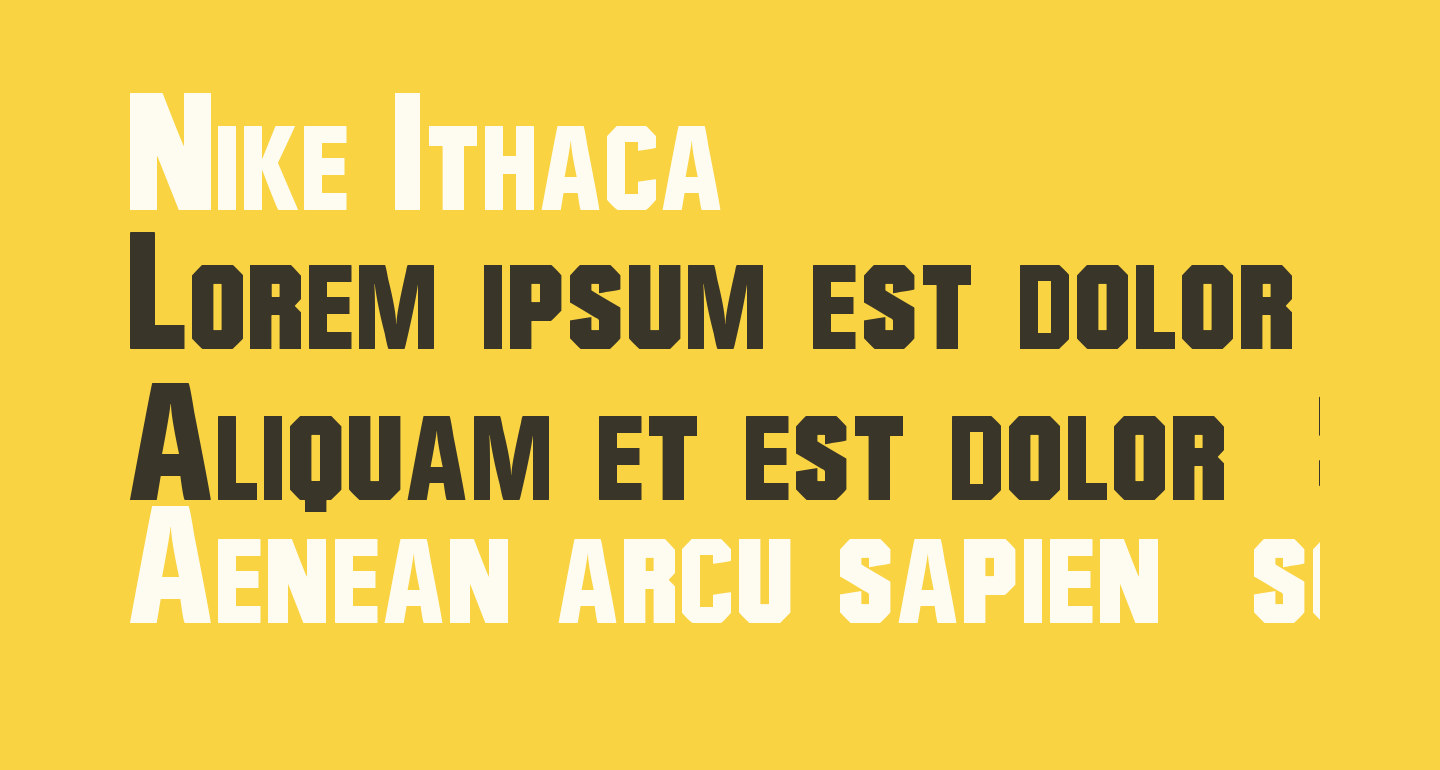 Nike Ithaca free Font - What Font Is