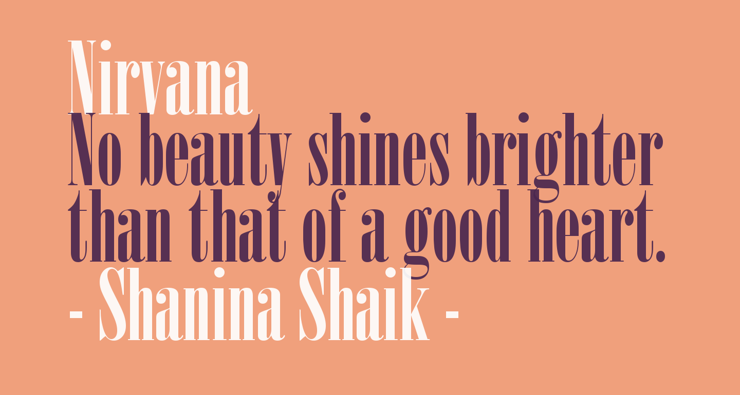 Nirvana free Font - What Font Is