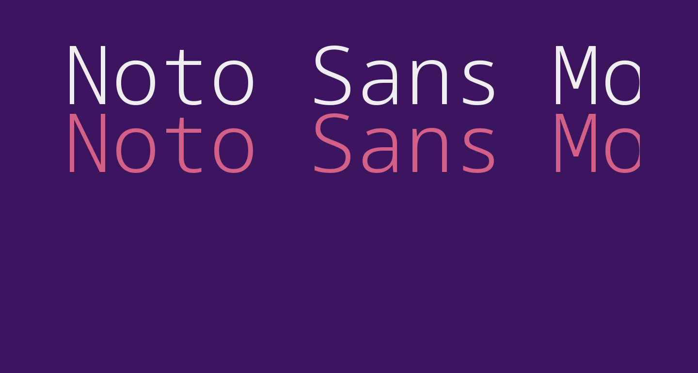 Noto Sans Mono Light free Font - What Font Is