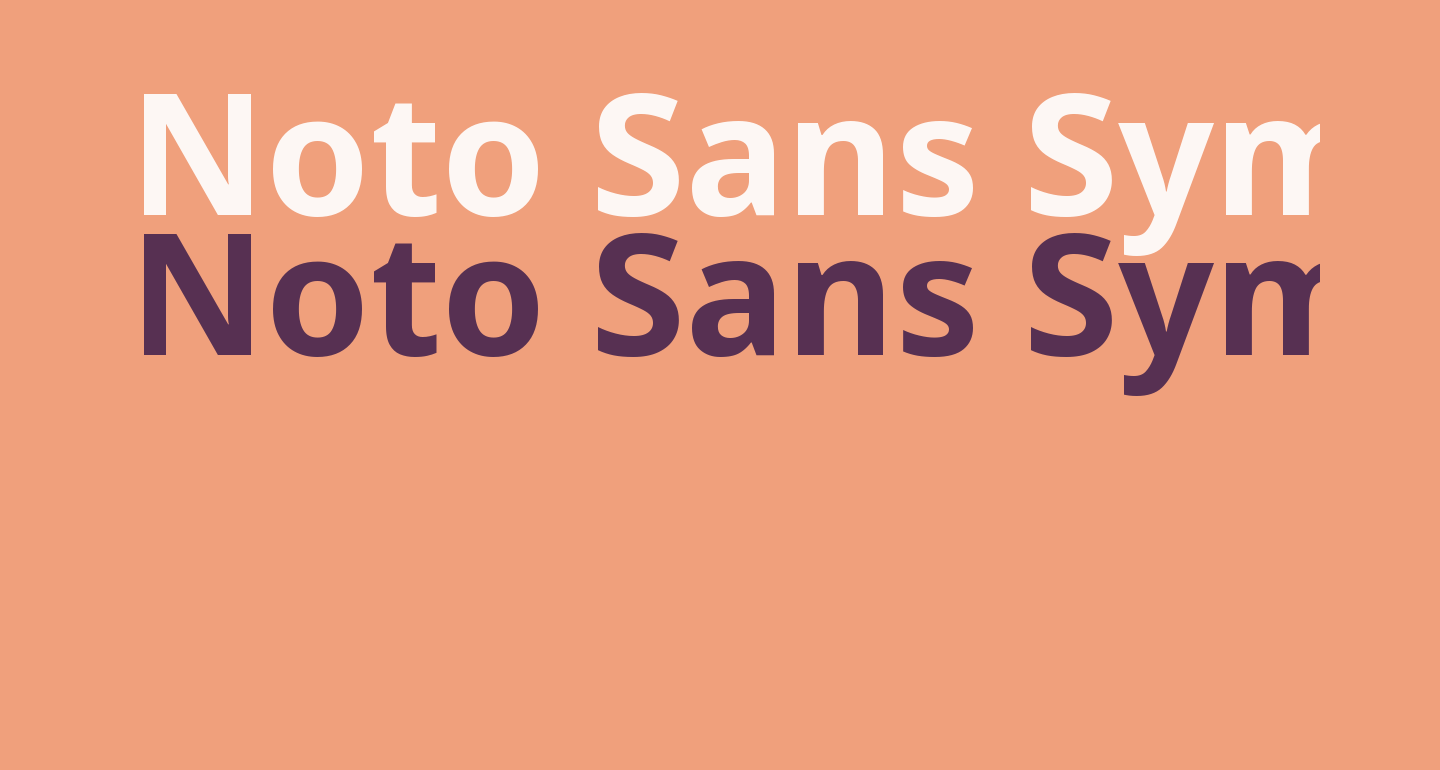Noto Sans Symbols Bold free Font - What Font Is