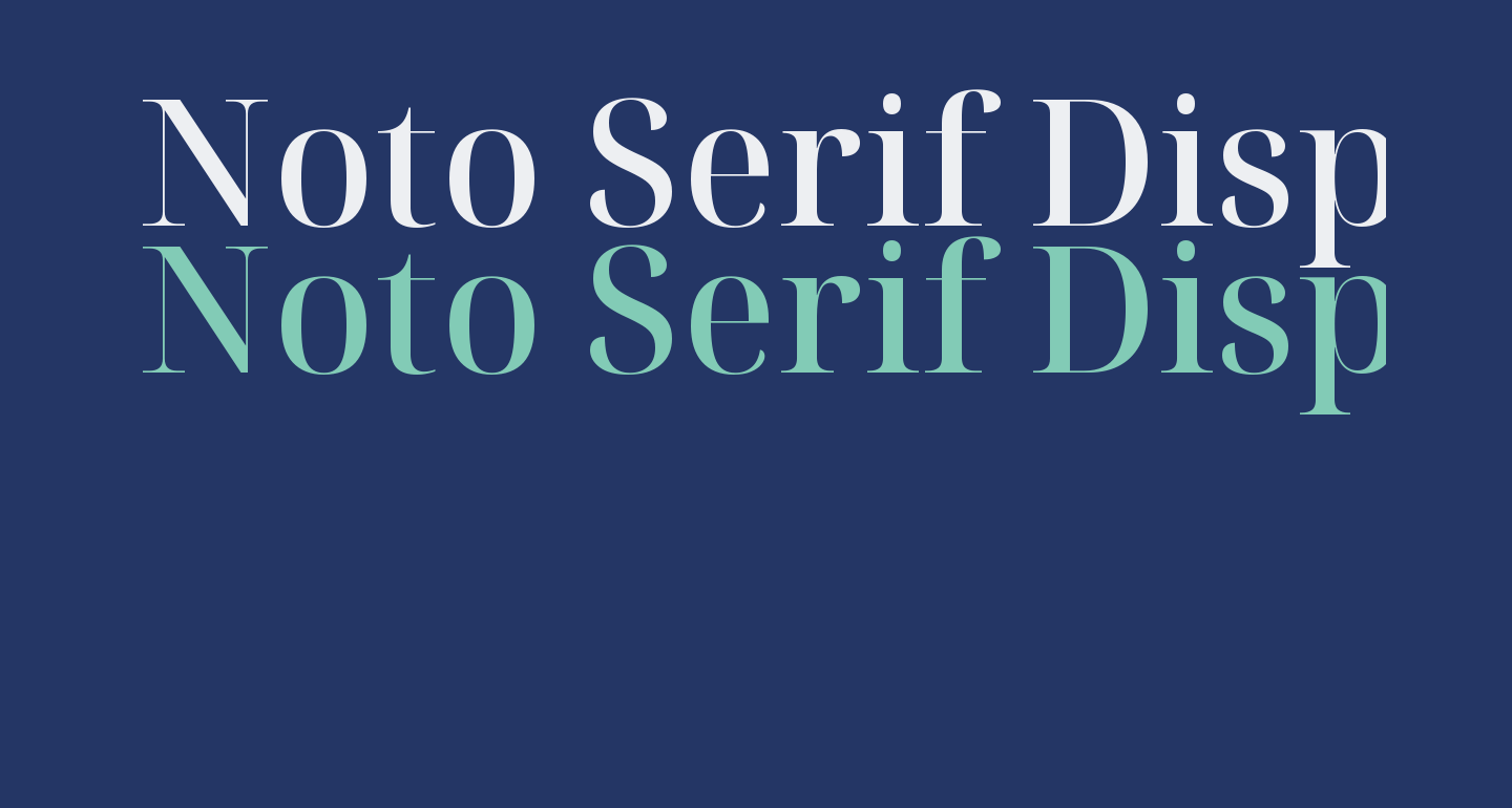 Noto Serif Display Medium free Font - What Font Is