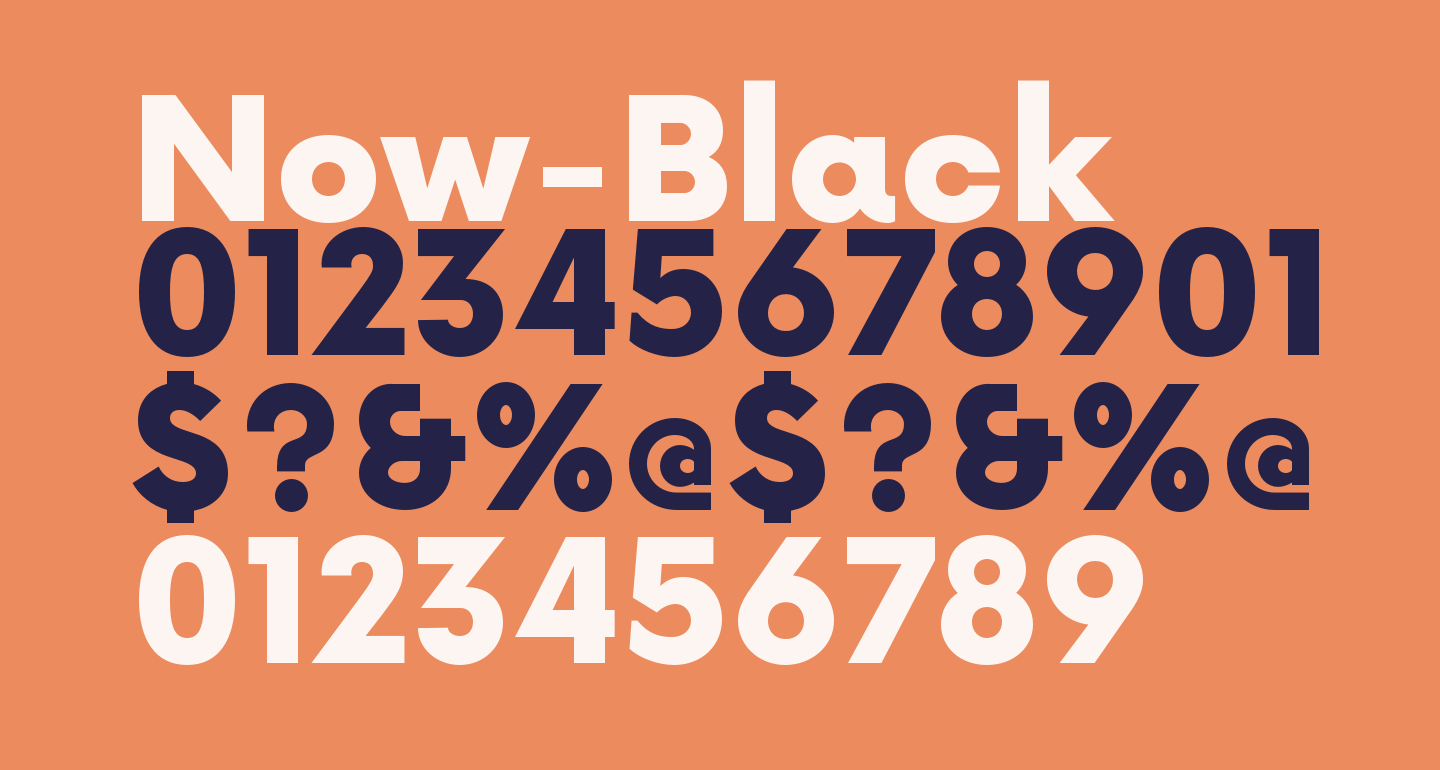 Now-Black free Font - What Font Is